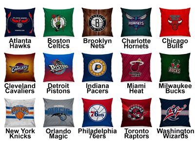 Basketball Eastern Team Variety Logo Pillow Case Cover