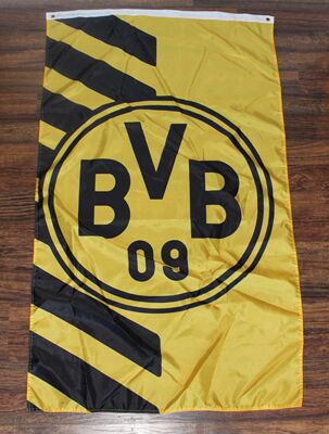 外贸多特蒙德队Borussia Dortmund Vertical Flag亚马逊WISH EBAY