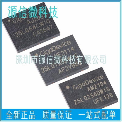 GD25LQ64CWIG GD25LQ128DWIG GD25LQ256DWIG WSON-8 串行闪存芯片