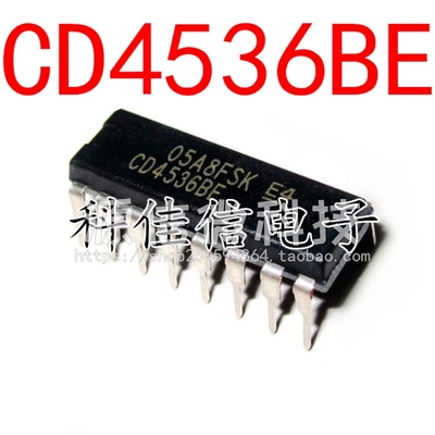进口 CD4536BE 直插DIP-16 可编程定时器逻辑芯片