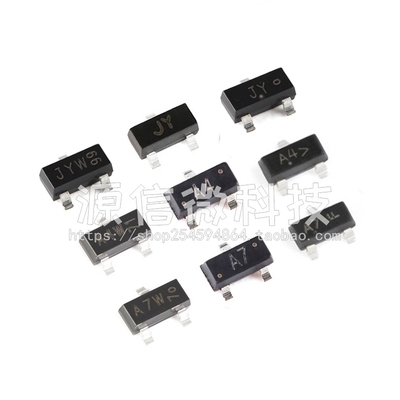 BAV70 BAV99 BAV199 ,215 LT1G 丝印A4 A7 JY A4W A7W JYW SOT23