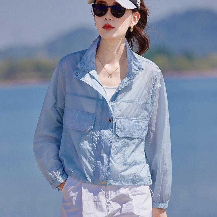 时尚防晒衣女夏季新款子晒小个短款宽松休闲ZLIANAG2百搭防薄款服