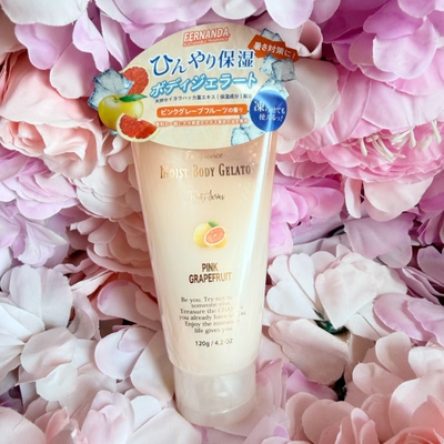 日本本土fernanda限定西柚身体乳啫喱保湿滋润葡萄柚冷感冰沙120g