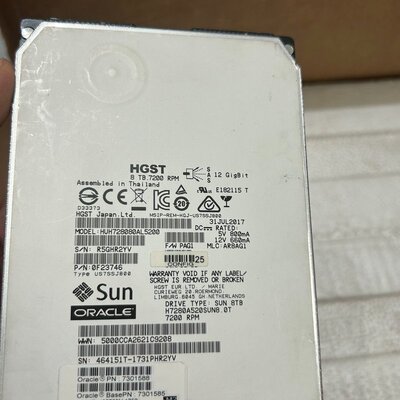 HGST 8TB企业级SAS硬盘(议价）