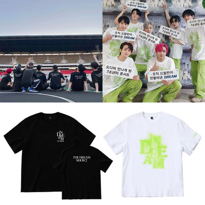 NCT DREAM演唱会李马克黄仁俊楷灿罗渽民钟辰乐朴志晟同款短袖t恤