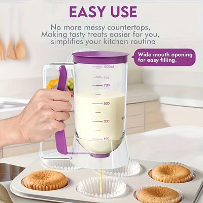BATTER DISPENSER 跨境蛋糕面糊分离器量杯分配器手持DIY烘焙工具