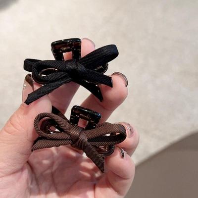 精致公主头黑色小抓夹韩国