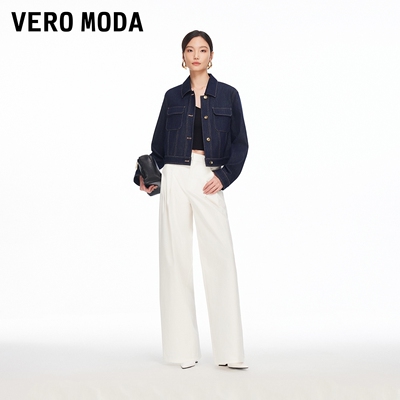 Vero Moda休闲裤2026春季新款压褶阔腿裤通勤百搭3261PL005
