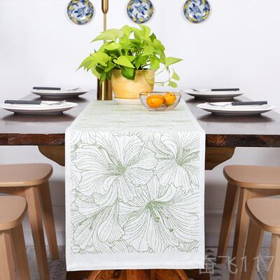 正品瑞典Eke旗lud式 朱瑾桌北欧风长n条桌布台布美餐桌茶几电视柜