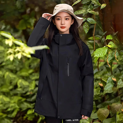 德国三合一冲锋衣情侣款可拆内胆户外运动登山服防风防水加厚外套
