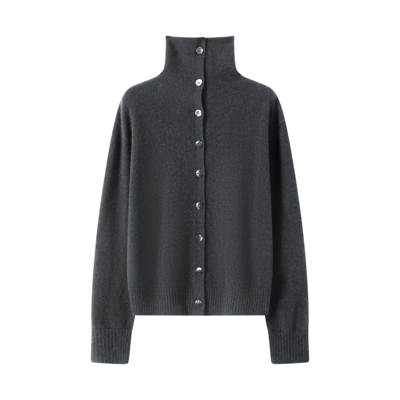 秋冬通勤牦牛绒纽扣开衫