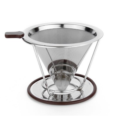 New Stainless Steel Paperless Pour Over Coffee Filter