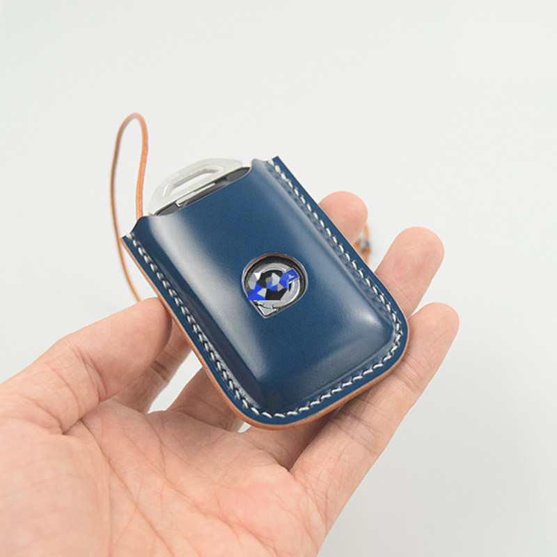 适用于沃尔沃钥匙套S40 S60 S80 XC60 V40 马臀皮定制手工钥匙包
