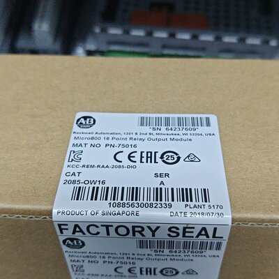 议价AB Micro800 16点继电器输出模块 2085-OW