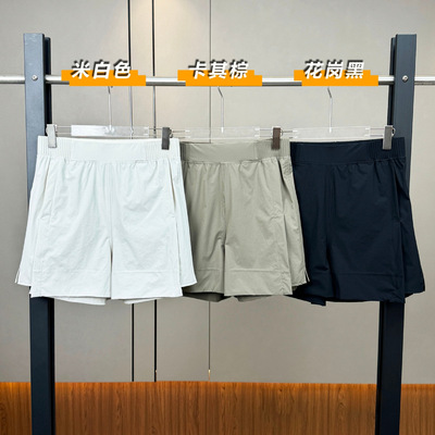 1249 YELu家夏季新款运动休闲健身高腰宽松显瘦女士A字阔腿裤短裤