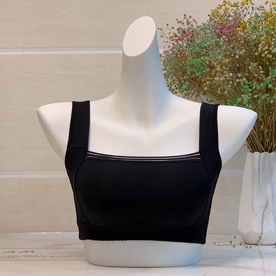 石墨烯聚拢收副乳女士一字领内衣