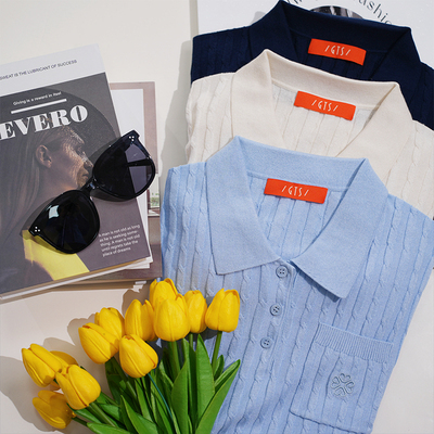 GTS新疆天山短袖短款针织衫