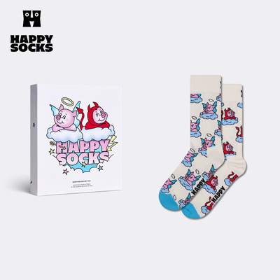 【节日礼盒】Happy Socks潮牌春秋袜子创意情侣送礼小众中筒袜
