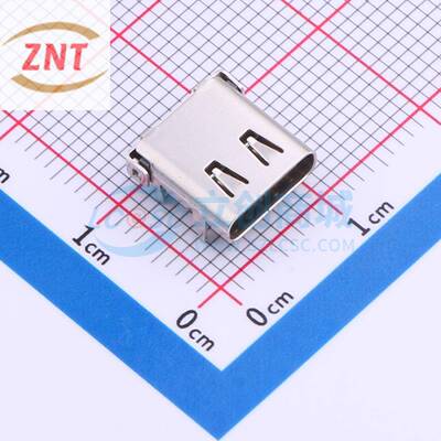 USB连接器 HX TYPE-C 24P QCHT SMD 母 卧贴 24P 电子元器件配单