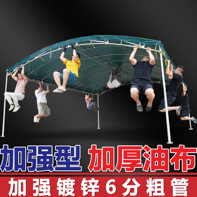 户外酒席帐篷厚实钢架+特厚油布