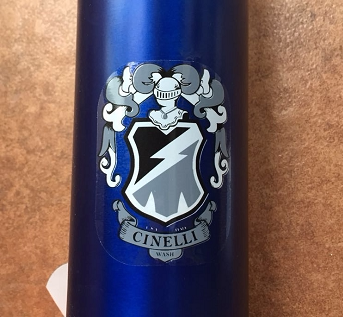 CINELLI头标透明贴（印制版）彩色和灰色