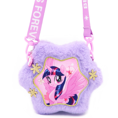 小马宝莉女孩挎包毛绒斜挎包礼物