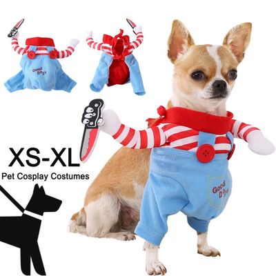 Dog Clothes For Small Medium Dogs Cats Christmas Funny Puppy