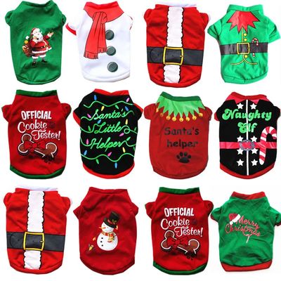 Christmas Dog Clothes New Year Pets Dogs Clothing For Small