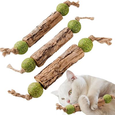 1pc Cat Cleaning Teeth Pure Natural Catnip Cat Molar Toothpa