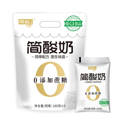 0蔗糖袋装低温酸奶健身酸奶