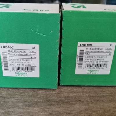 询价购-施耐德热过载继电器LRD10C，4-6A，全新