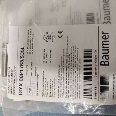 议价~全新原装 Baumer 堡盟 IGYX 08P17B3/S3~可维修