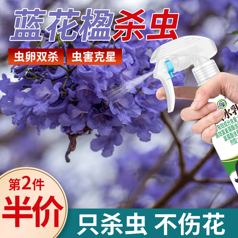 蓝花楹杀虫剂花卉植物土壤灭盆栽小飞虫药蚧壳虫蚜虫打虫家用治虫