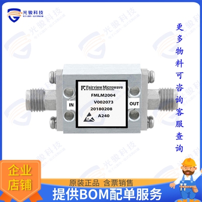 FMLM2004 射频元件LIMITER SMA 8-12 GHZ 18 DBM