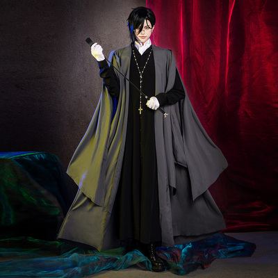 EZcosplay黑执事塞巴斯蒂安cos服