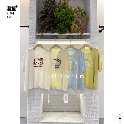 TMI262059大码短袖针织衫女