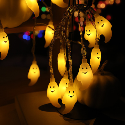 150cm 10LED Halloween LED String Lights Portable Pumpkin Gho