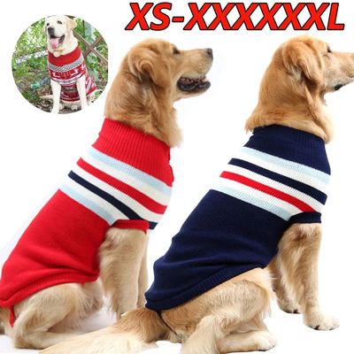 Big Dog Sweater Winter Warm Christmas Clothes for Small Medi