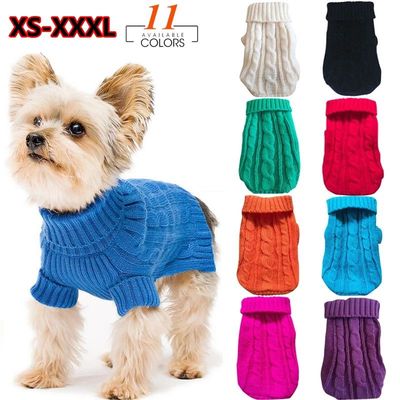 Small Medium Pet Dog Sweaters Winter Pet Clothes Warm Sweate