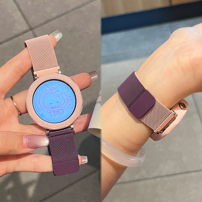 适用华为gt6表带GT5手表新款gt4金属watch5渐变米兰尼斯gt5pro保护套壳watch4/3运动智能腕带XL夏女款高级感