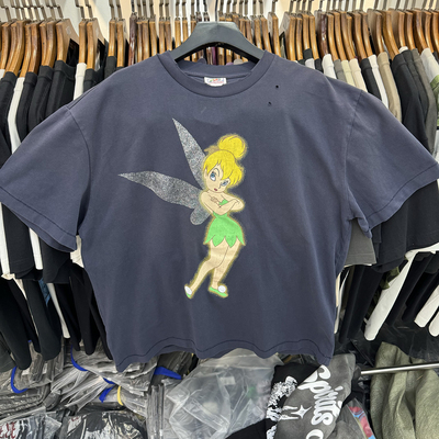 街头复古做旧宽松破洞短袖T恤