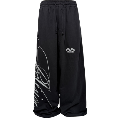 PCCVISION三色宽松印花刺绣卫裤