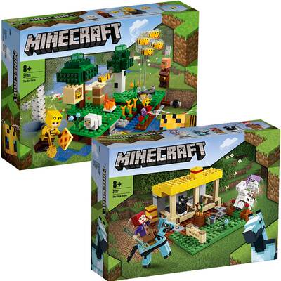 我的世界养蜂场马厩拼装