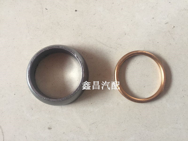 长安悦翔V3配件 悦翔V3消声器前节后节接口垫 排气管密封垫