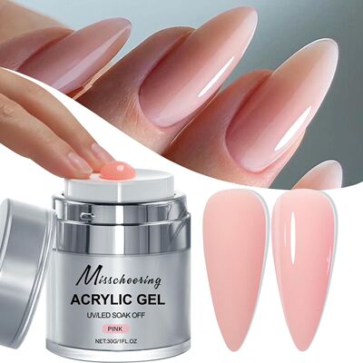 15/30g Quick Builder Nail Gel White Nude Pink Clear Nail Art