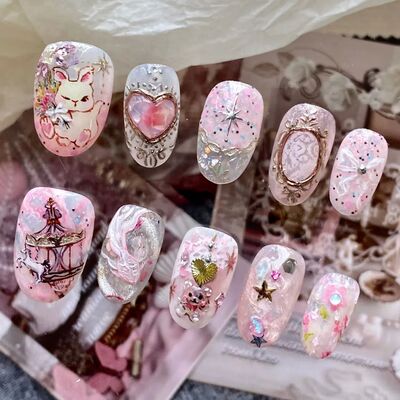 10 PCS Phototherapy Handmade Sweet Dreamy Wearing Armor Rabb