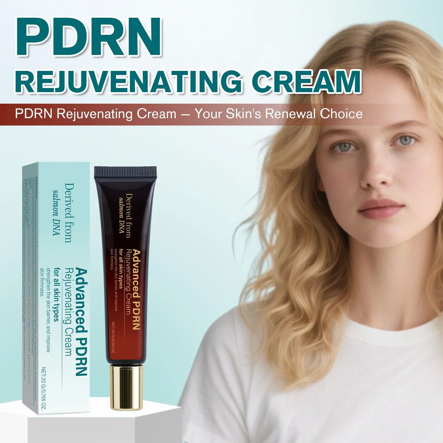 Advanced PDRN Rejuvenating Cream Salmon DNA for All Skin Typ