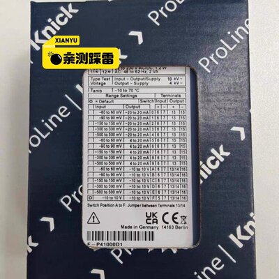 Knick 科伲可隔离放大器P41000D1-S018--议价商品