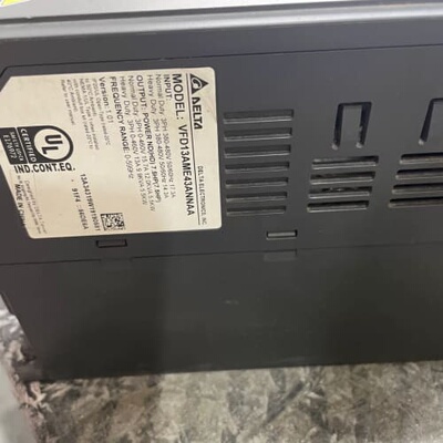 VFD13AME43ANNAA台达变频器，功能包好，成色如图--议价商品