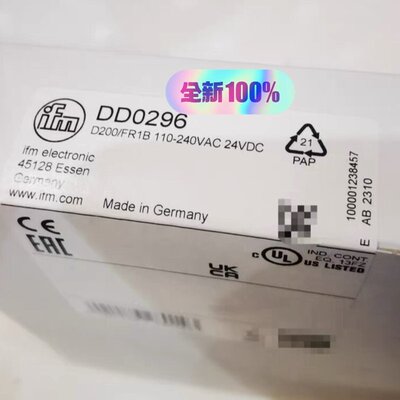 ifm易福门DD0296速度检测模块--议价商品